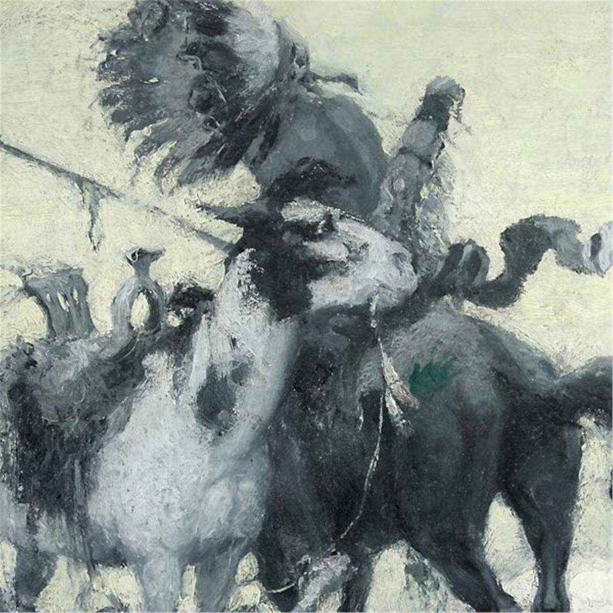 BENTON HENDERSON CLARK, Oil on Board