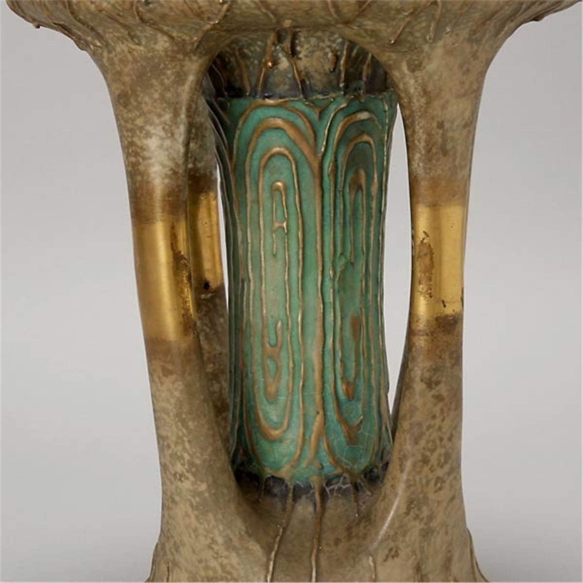 Austrian Turn Teplitz Amphora Vase