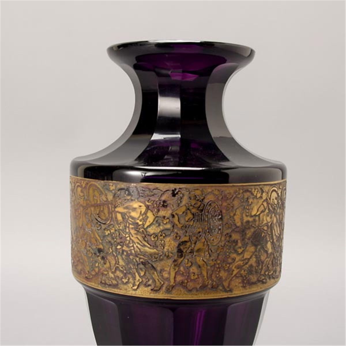 Moser Cameo Glass Vase, 1918-1922
