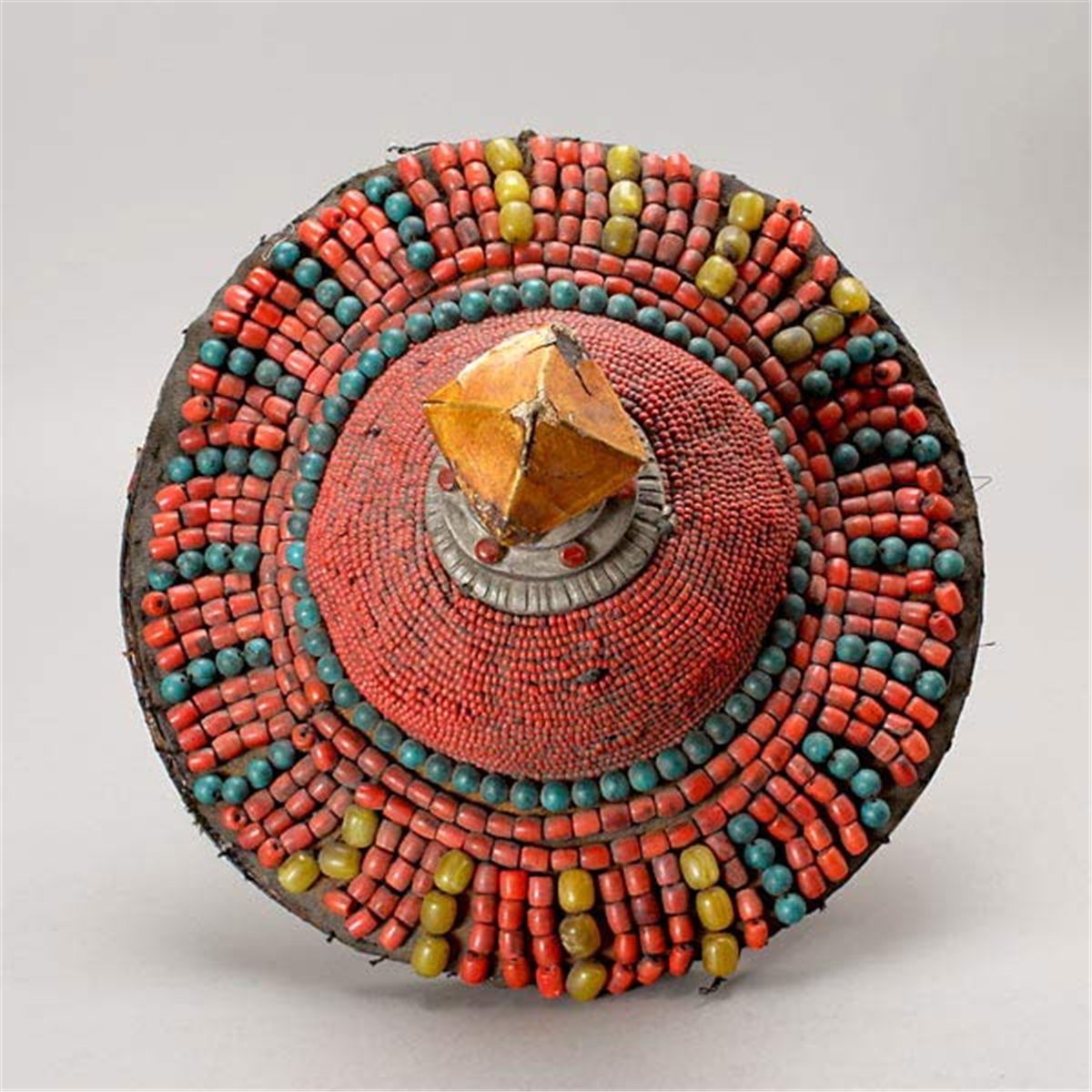 A Lacquered Tulku Hat, Early 20th Century