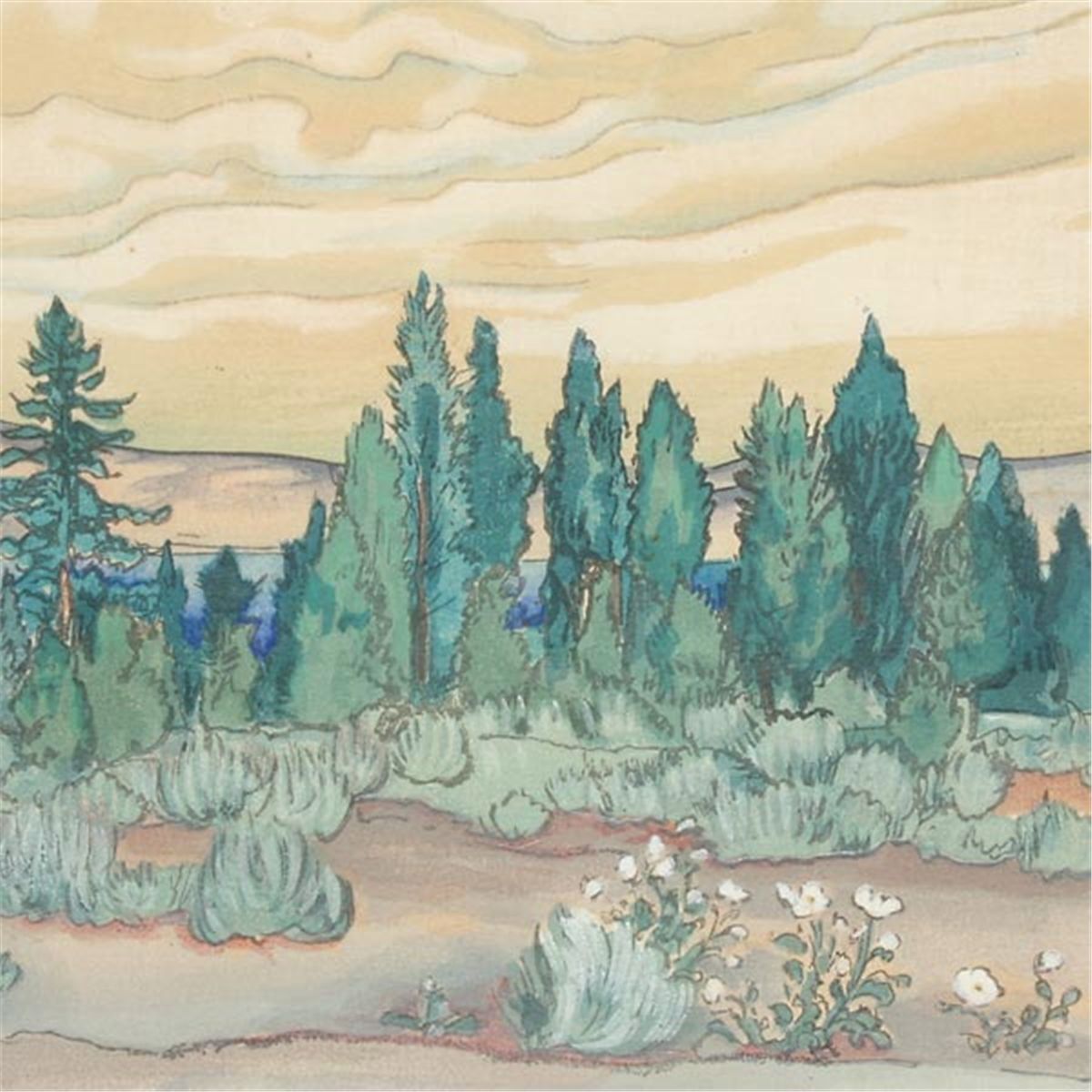 Chiura Obata (1885-1975): Landscape