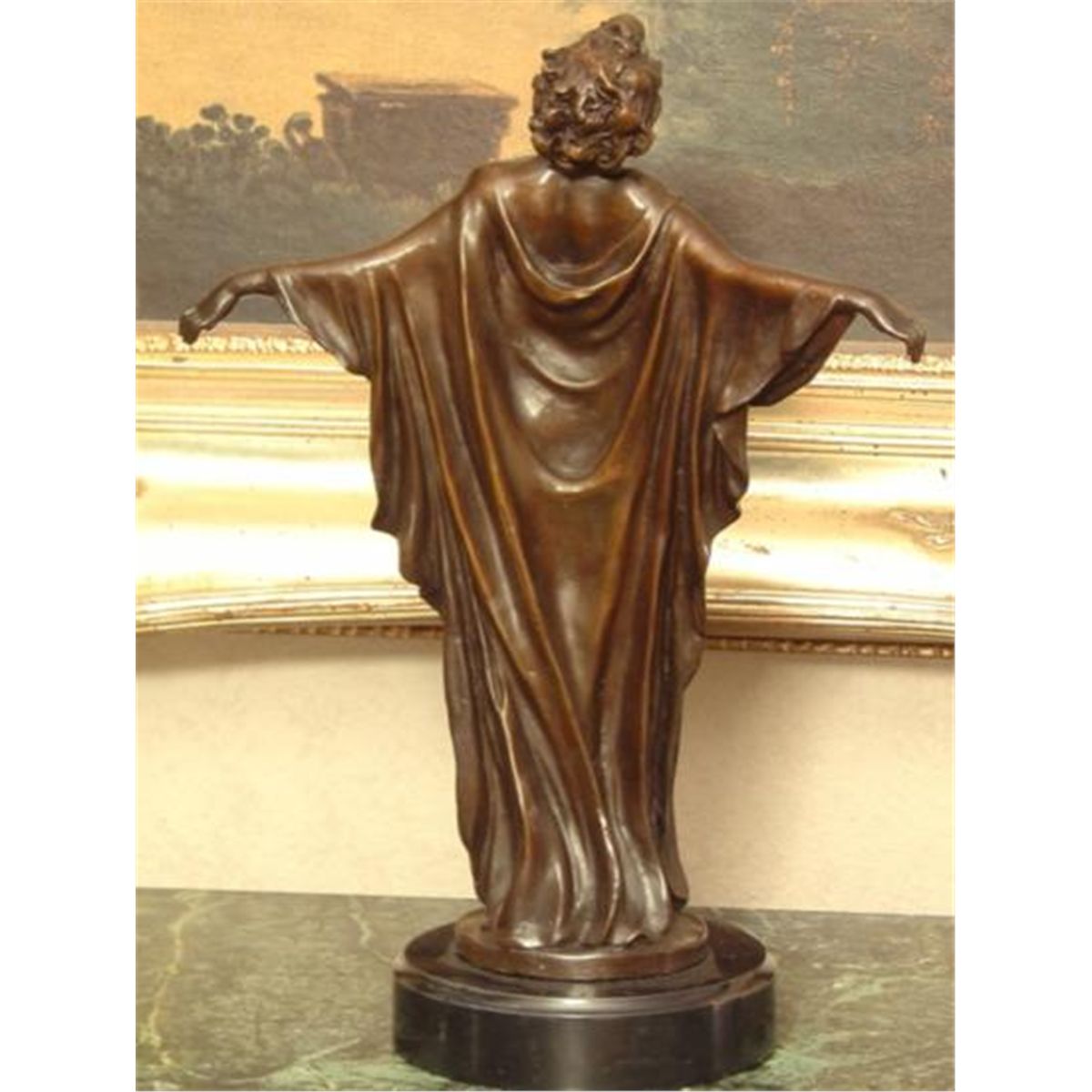 Elegant Bronze Sculpture Greek Goddess Aphrodite