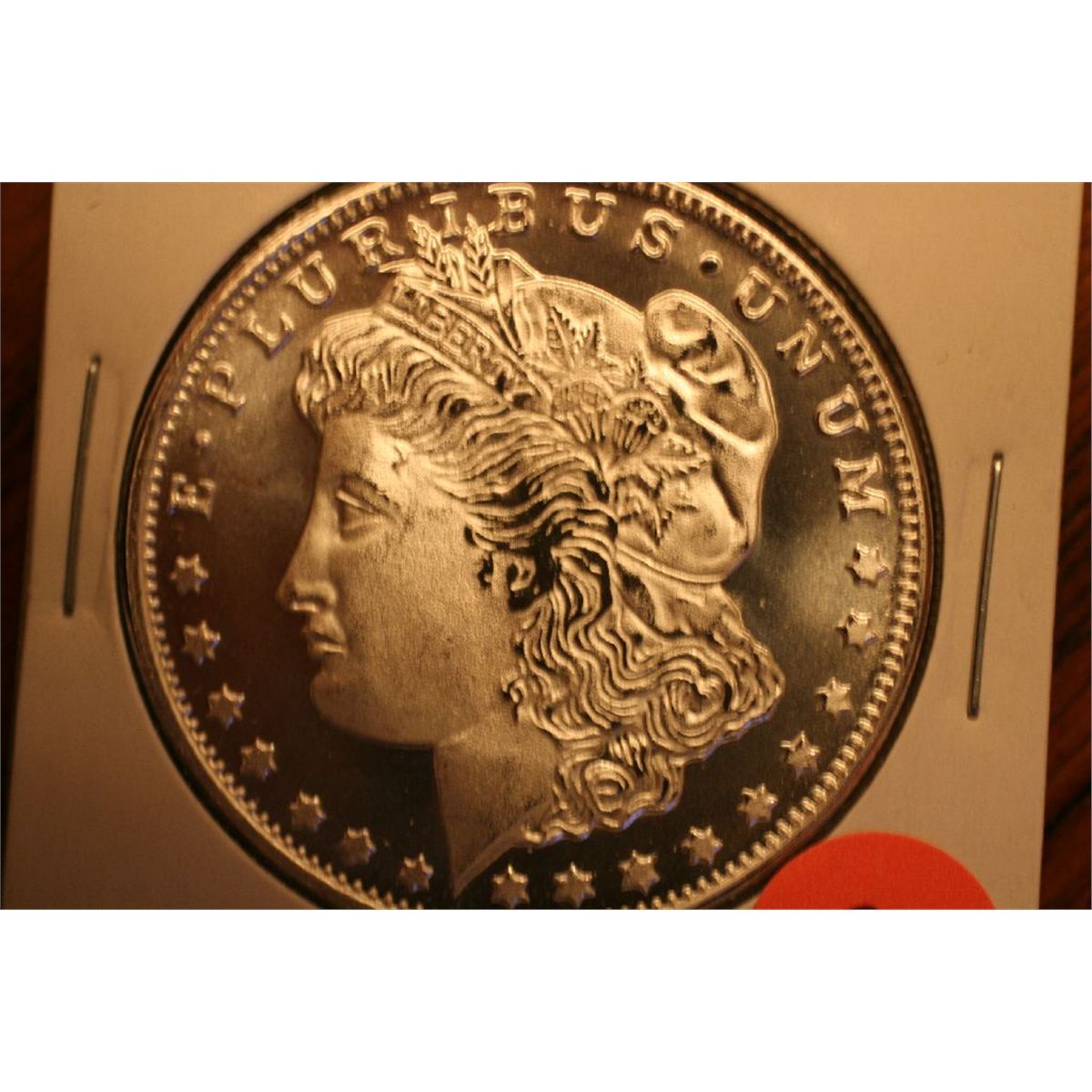 Morgan Head 1oz. (.999) Silver Round