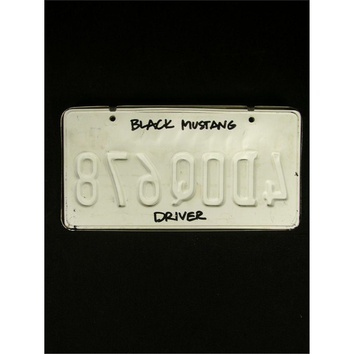 Ryan Gosling License Plate from Drive