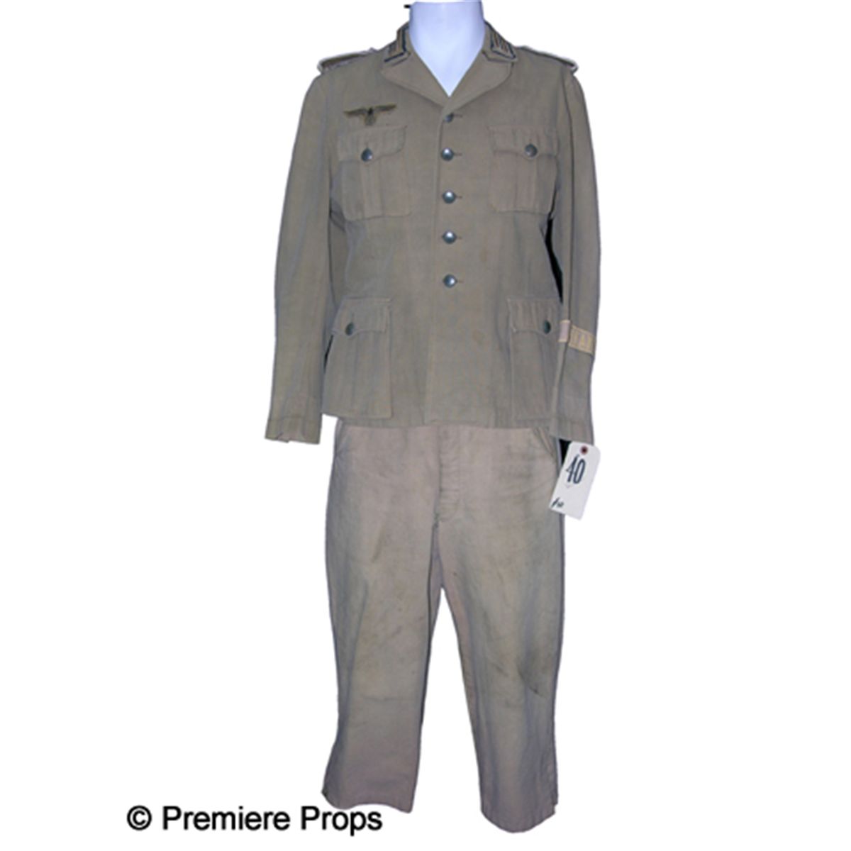 German Afrika Korps Officer Uniform from Tobruk
