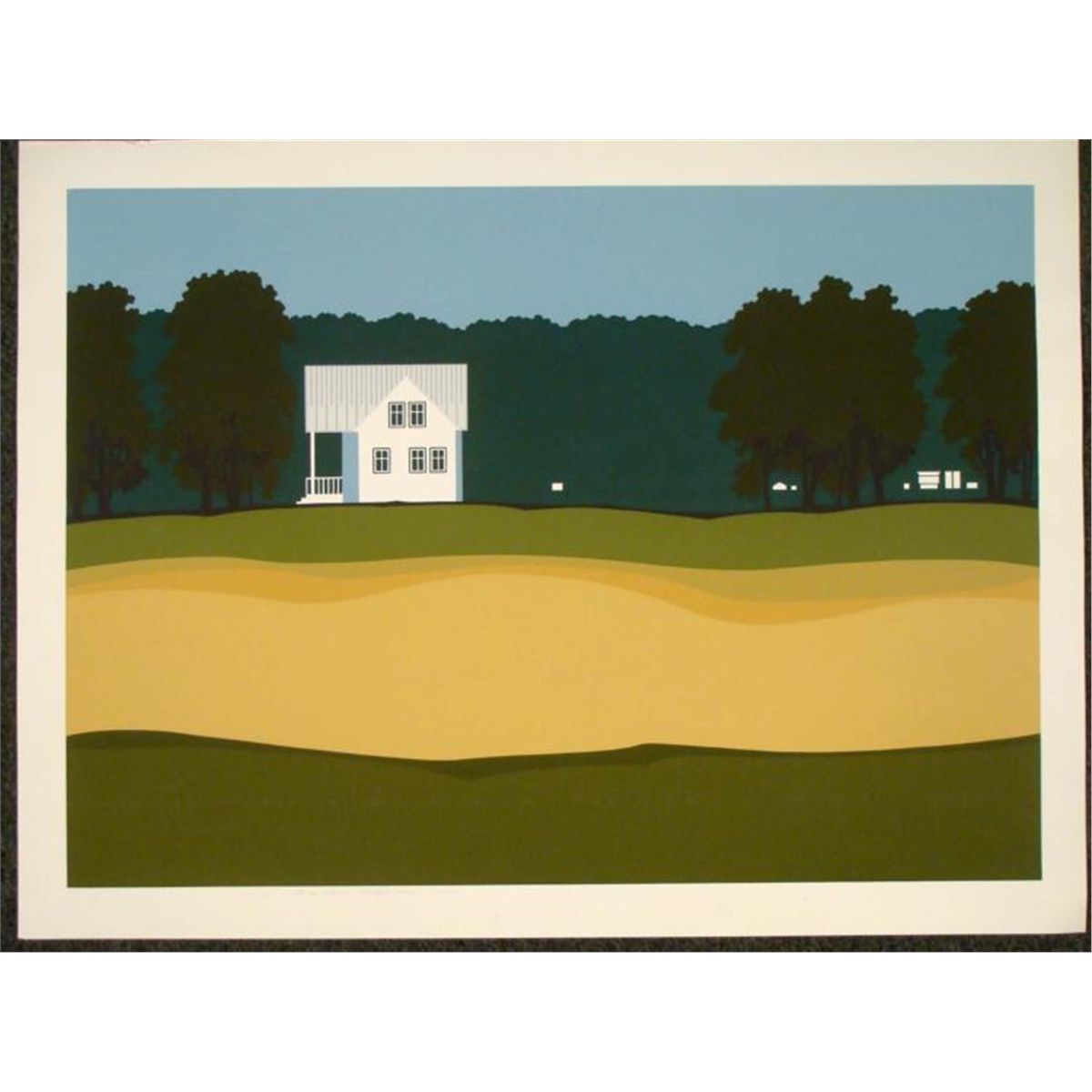 Steve Horan Signed Art Print Michigan House 1976