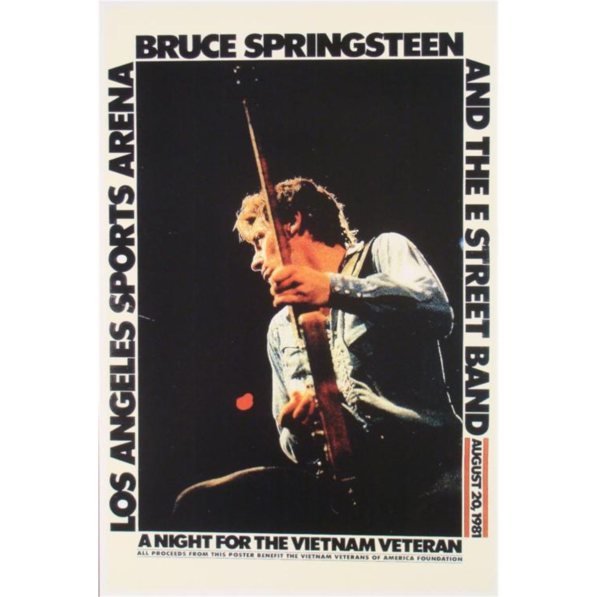 5 Bruce Springsteen 12x18 Rock Concert & Album Posters