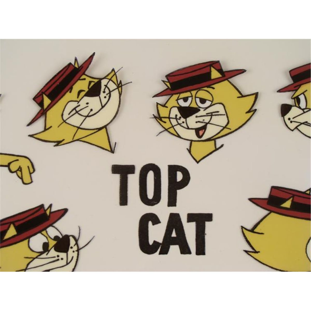 Top Cat Singer Signed Original Model Cel Animation Art