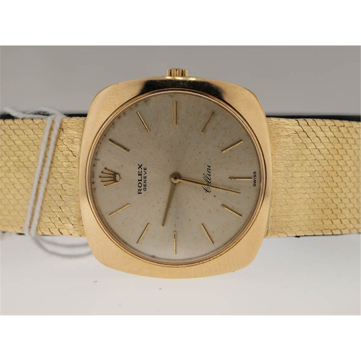 Rolex Mens 18k Gold Cellini. Vintage.