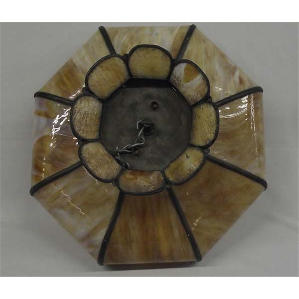 Antique Slag Glass Hanging Lamp Shade
