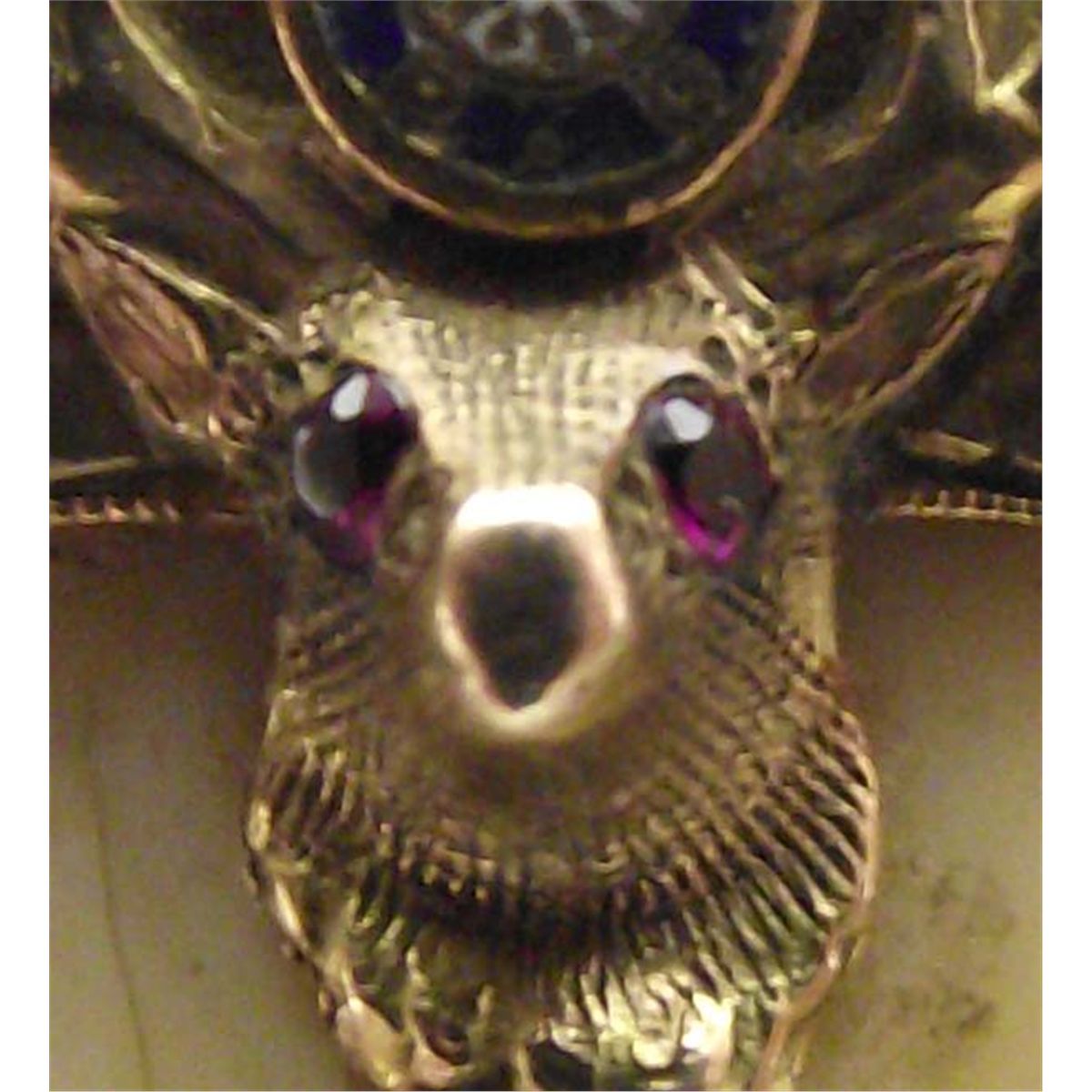 BPOE Fraternal Pendant-Elk's Tooth w/Gold Cap