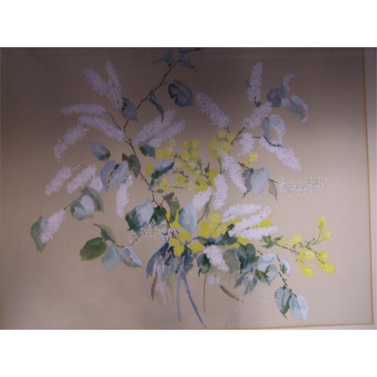 Effie Smith 'Spring floral" pastel.