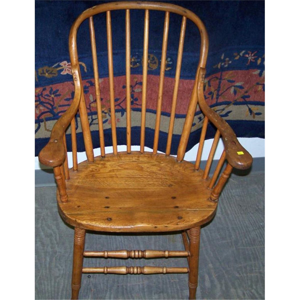 E.C. Bent back arm chair