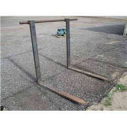 Backhoe Bucket Fork Attachment