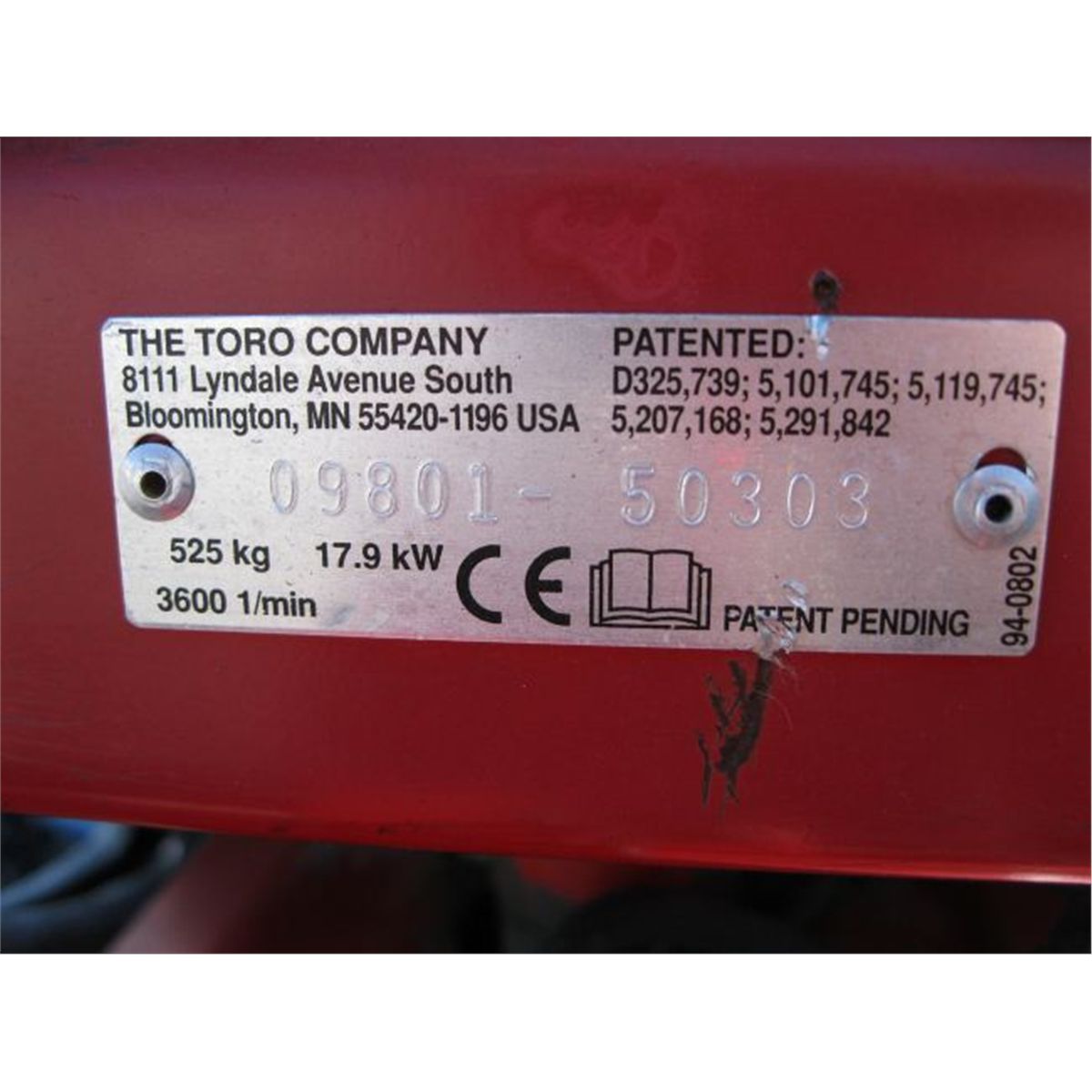 Toro Hydroject 3000 Aerator