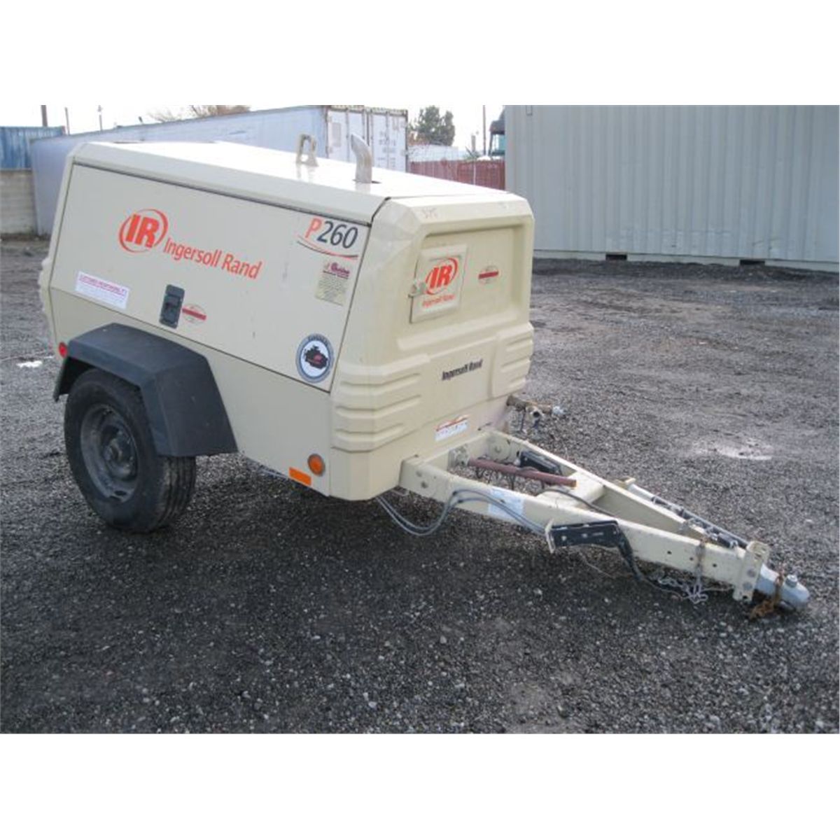 2009 Ingersoll-Rand P260 WIR Towable Air Compressor