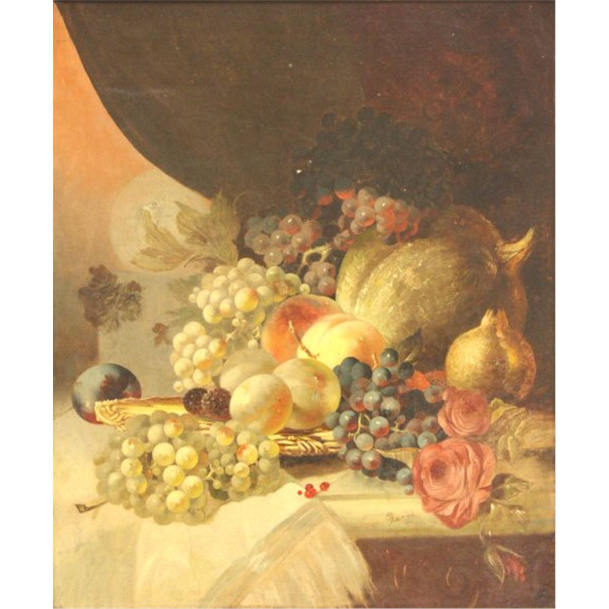 19th c. oil painting signed George Lance