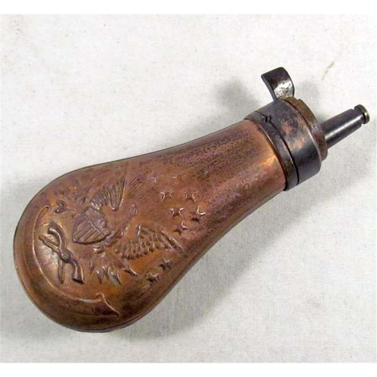 OLD WEST POCKET MODEL COLT PISTOL GUN POWDER FLASK