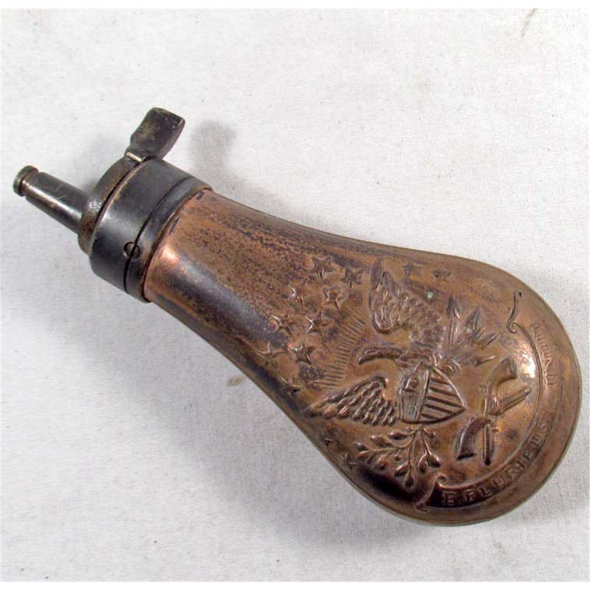 OLD WEST POCKET MODEL COLT PISTOL GUN POWDER FLASK