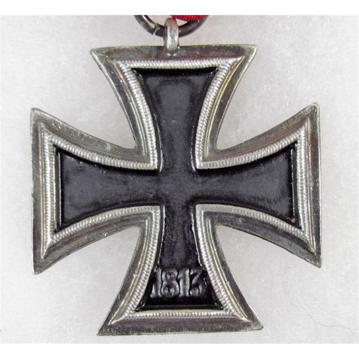 GERMAN NAZI IRON CROSS W/ RIBBON
