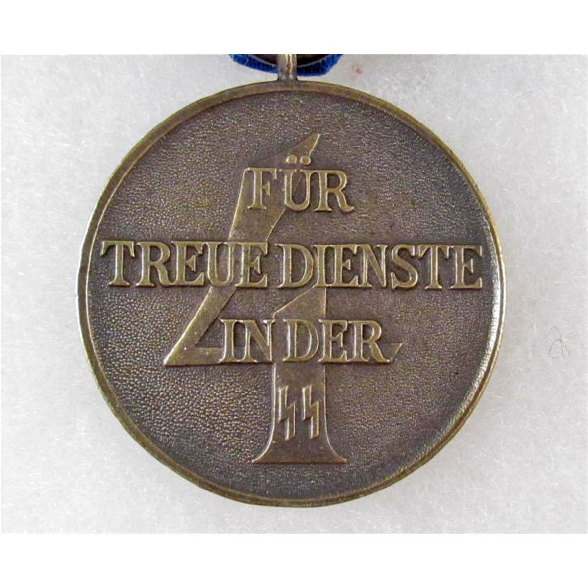 GERMAN NAZI WAFFEN SS MEDAL W/ RIBBON