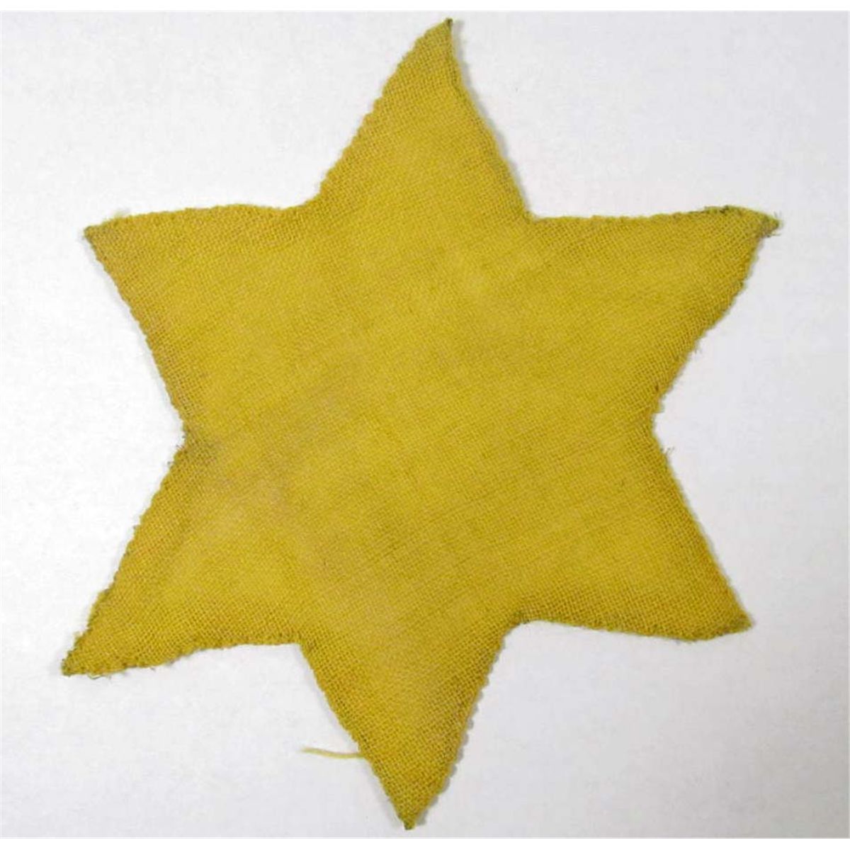 RARE GERMAN NAZI CONCENTRATION CAMP JEWISH STAR