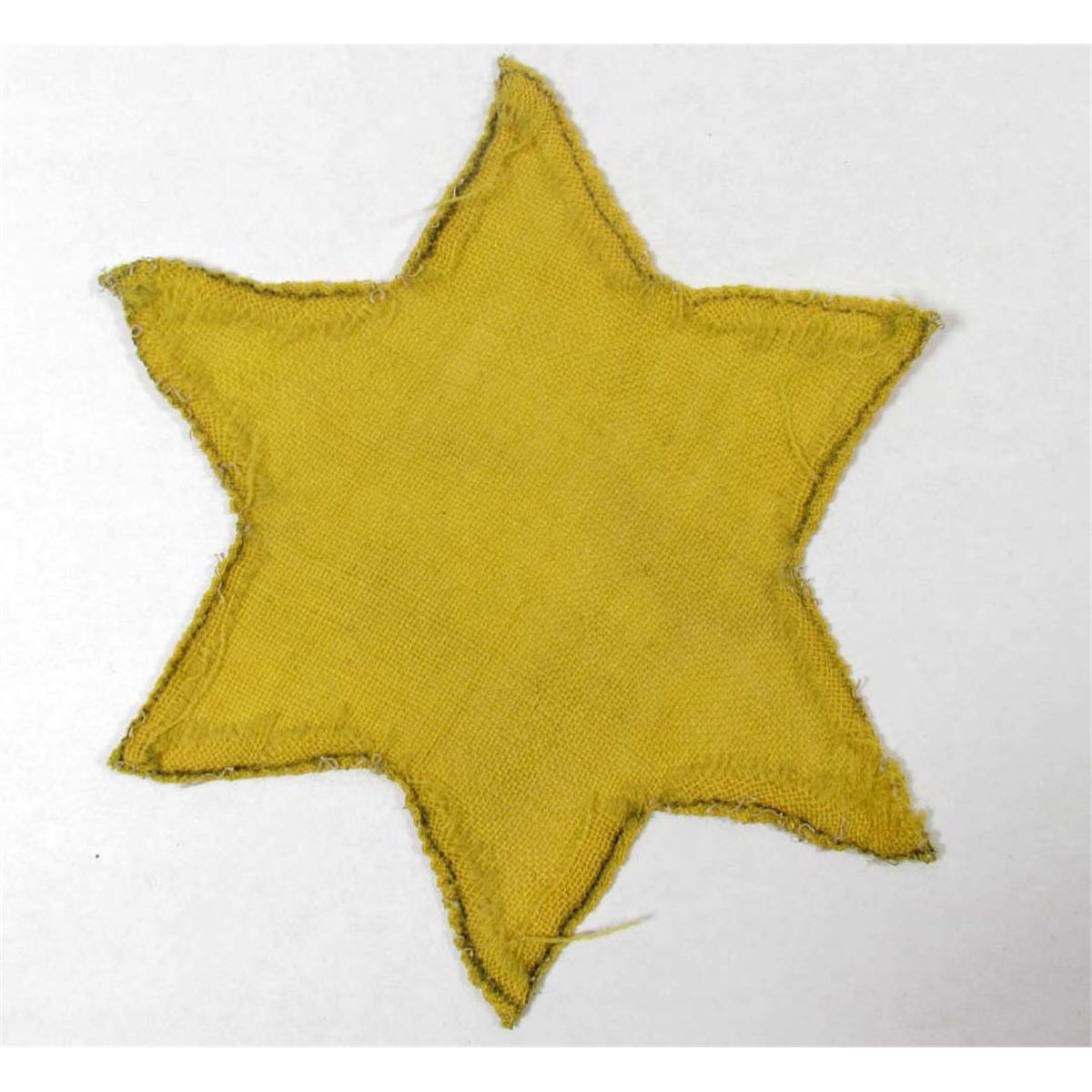 RARE GERMAN NAZI CONCENTRATION CAMP JEWISH STAR