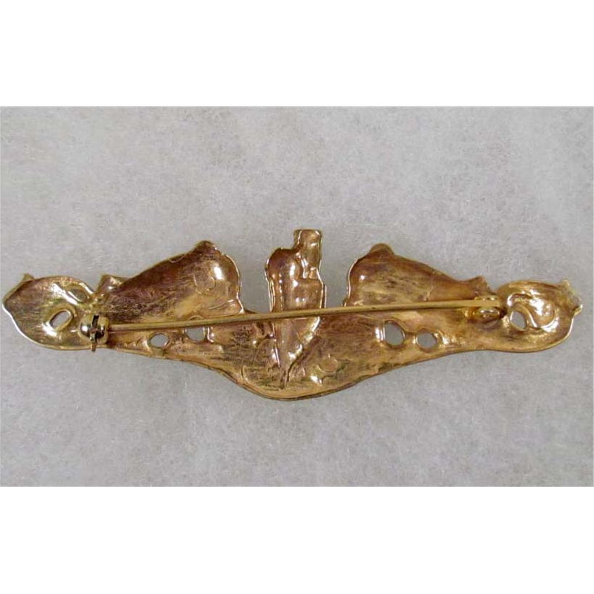 USN NAVAL SUBMARINE OFFICERS DOLPHIN BADGE