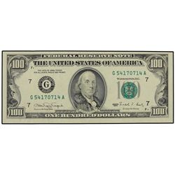 100 Dólares. - 1990 -. ESTADOS UNIDOS. - Serie 1990 (G-A). WPM-489. EBC