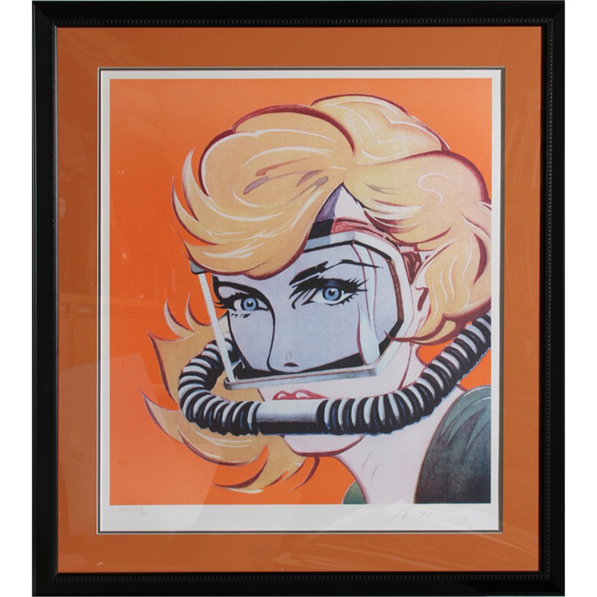 Mel Ramos, Aqua Girl, Collotype