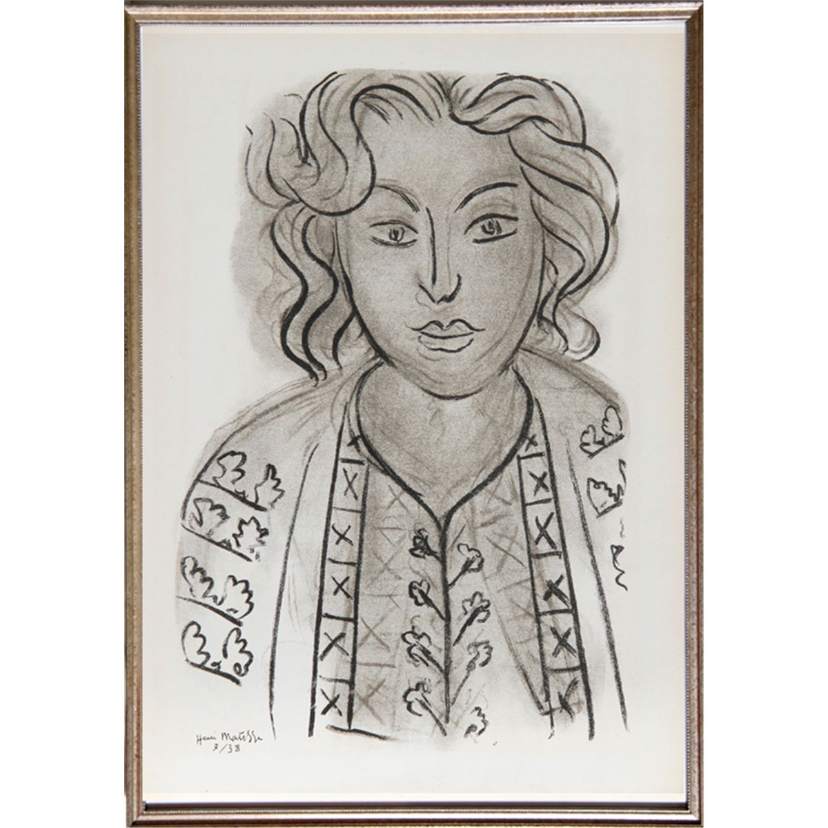 Henri Matisse, Portrait 2 from Verve, Lithograph