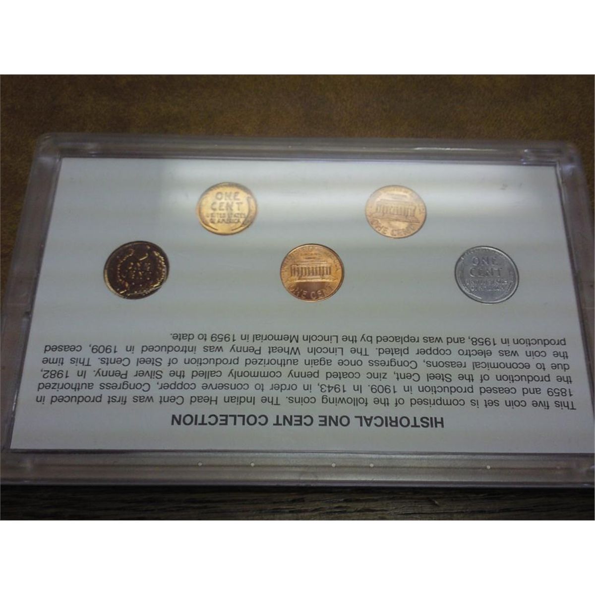 HISTORICAL ONE CENT COLLECTION