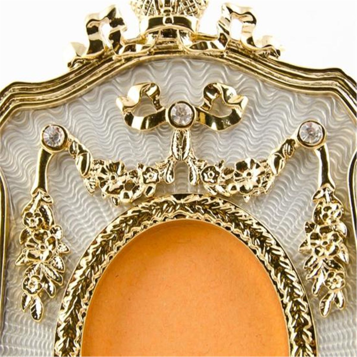 Silver Enameled Faberge Frame