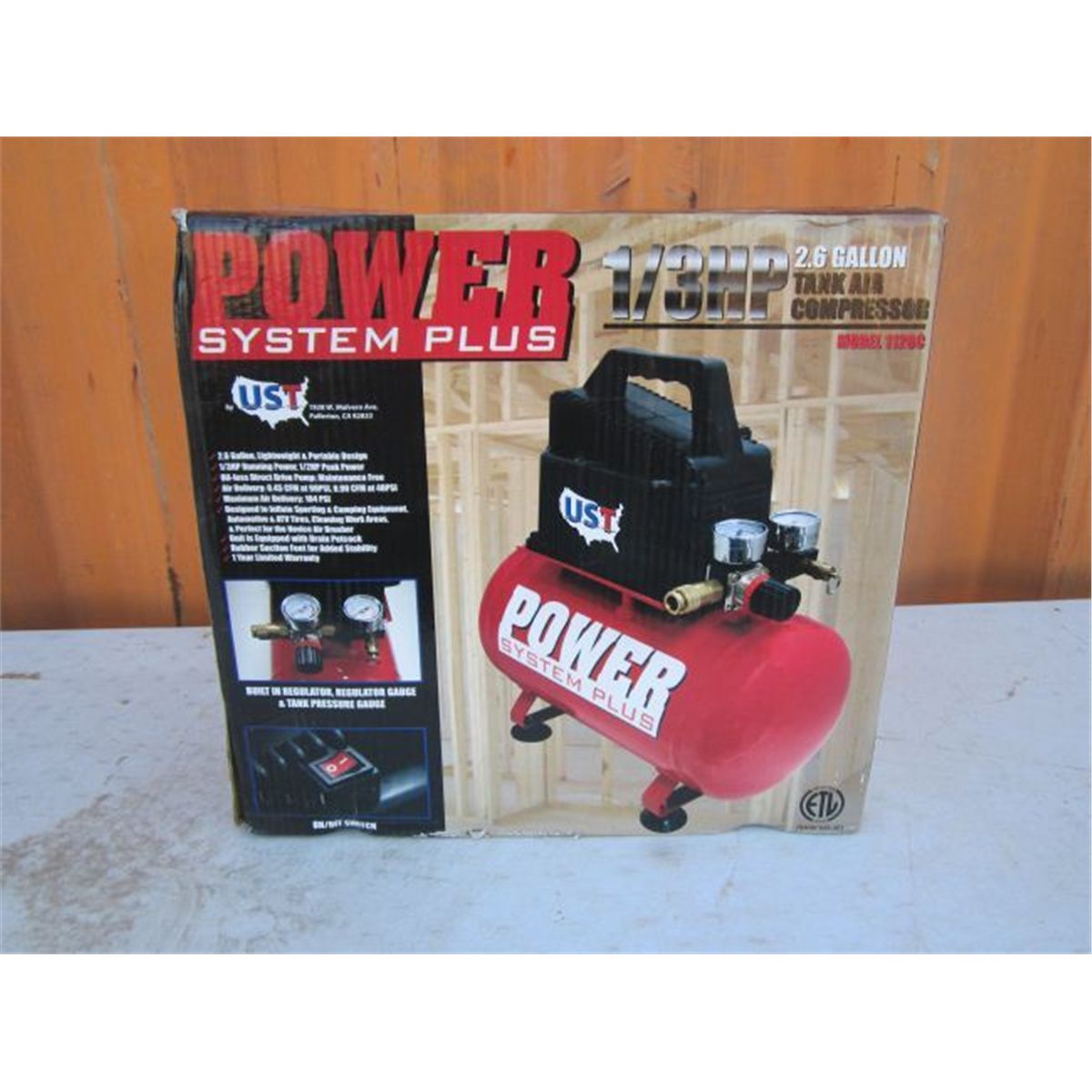 Power Systems Plus 2.6-Gallon Air Compressor
