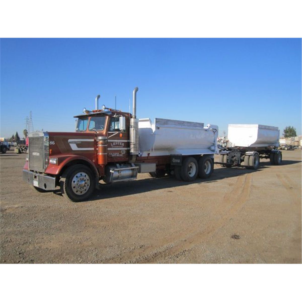 1989 Reliance T/A Transfer Trailer