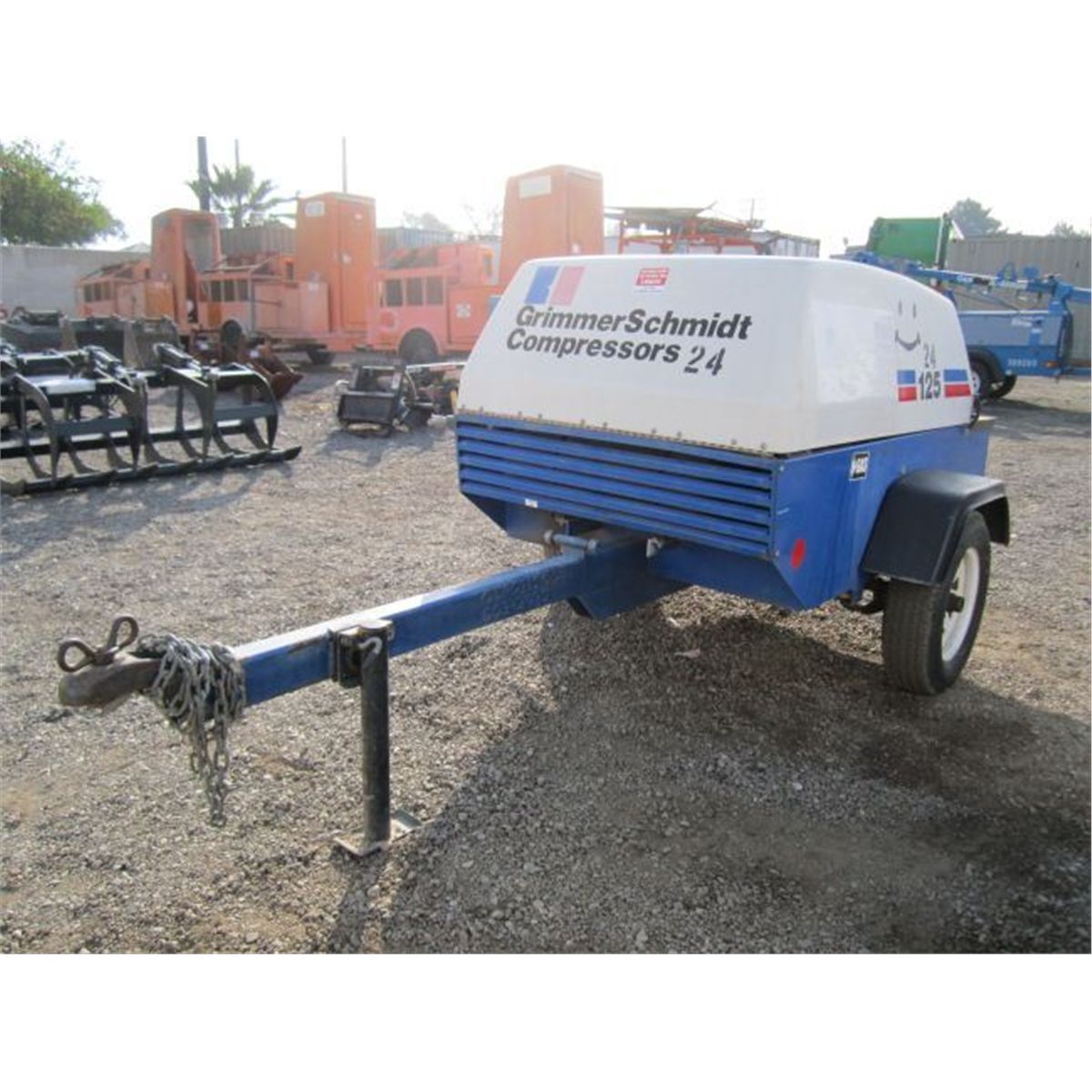 Grimmer Schmidt 125CFM Towable Air Compressor