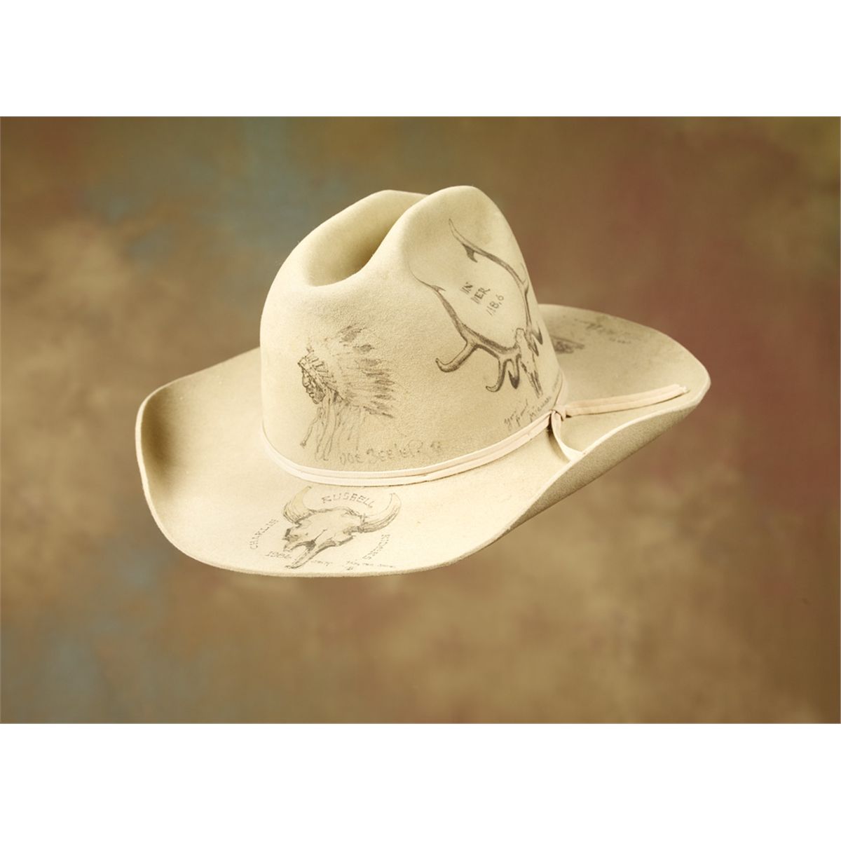 Charlie Russell Riders Pictorial Hat