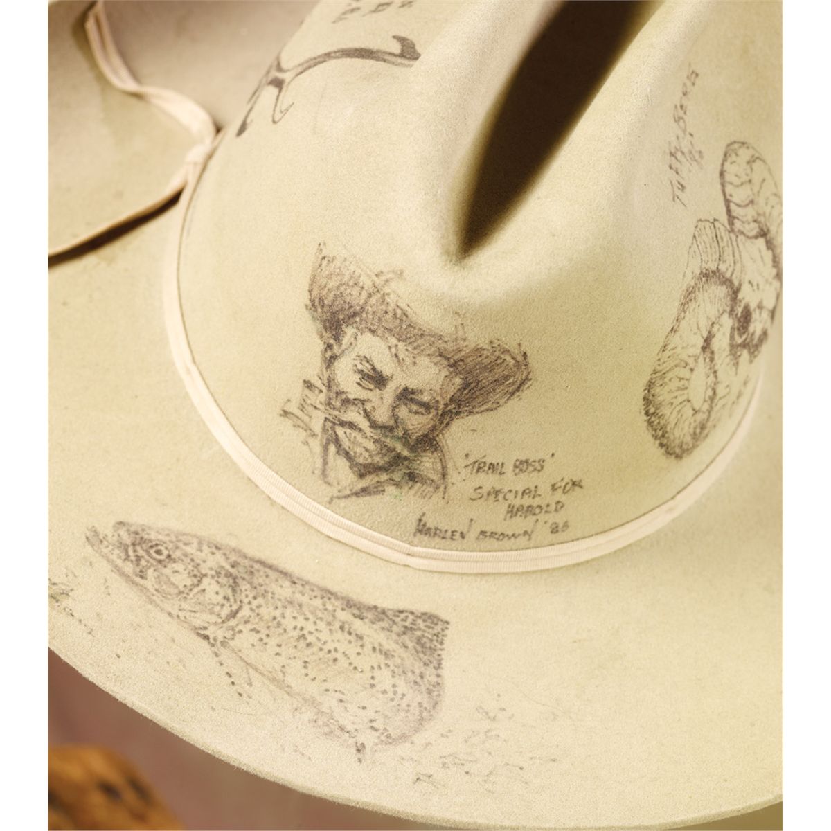 Charlie Russell Riders Pictorial Hat