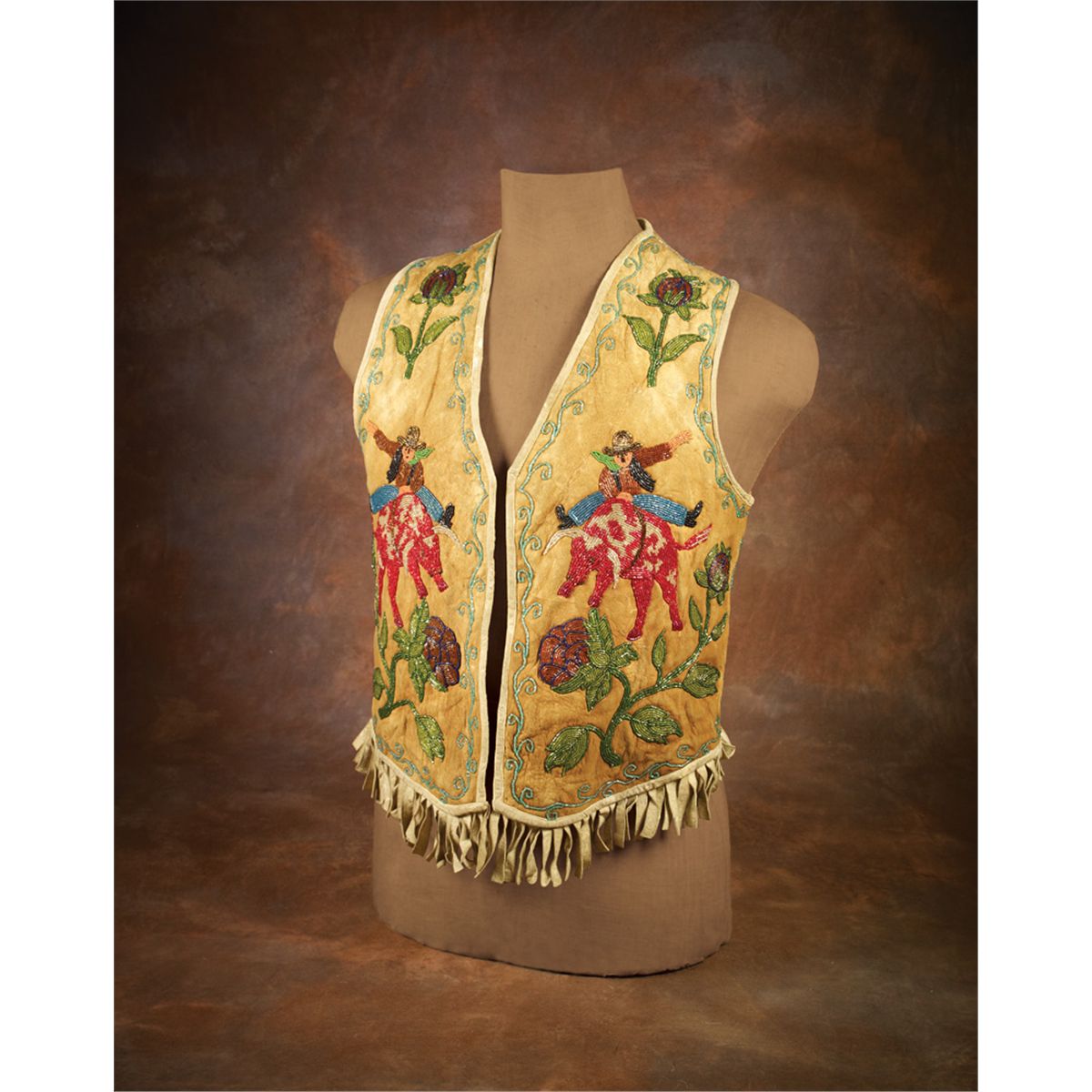 Plateau Beaded Pictorial Vest
