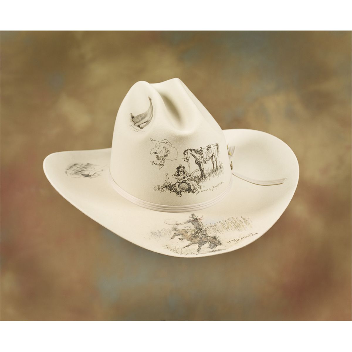 Rex Allen’s Artists Signed Hat