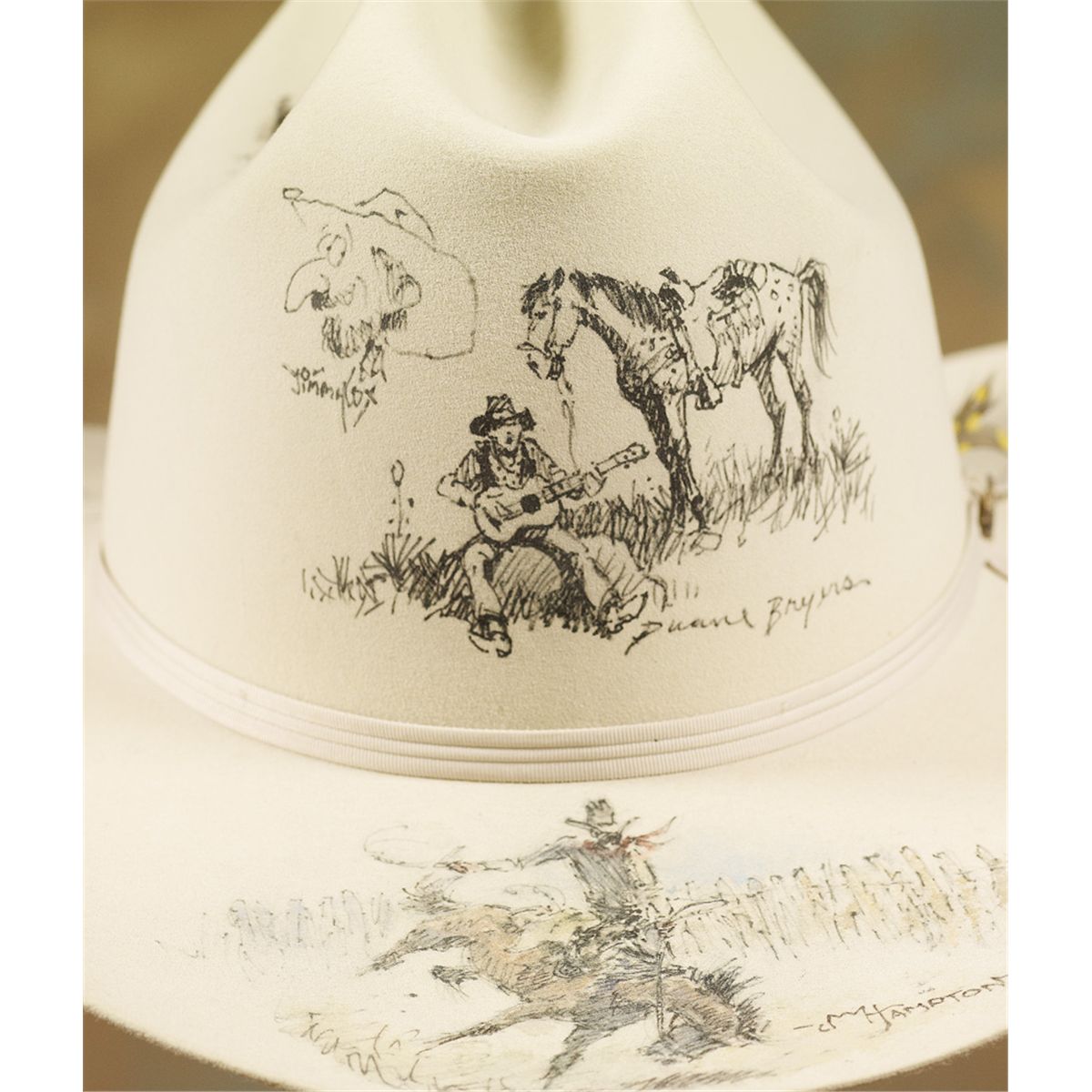 Rex Allen’s Artists Signed Hat