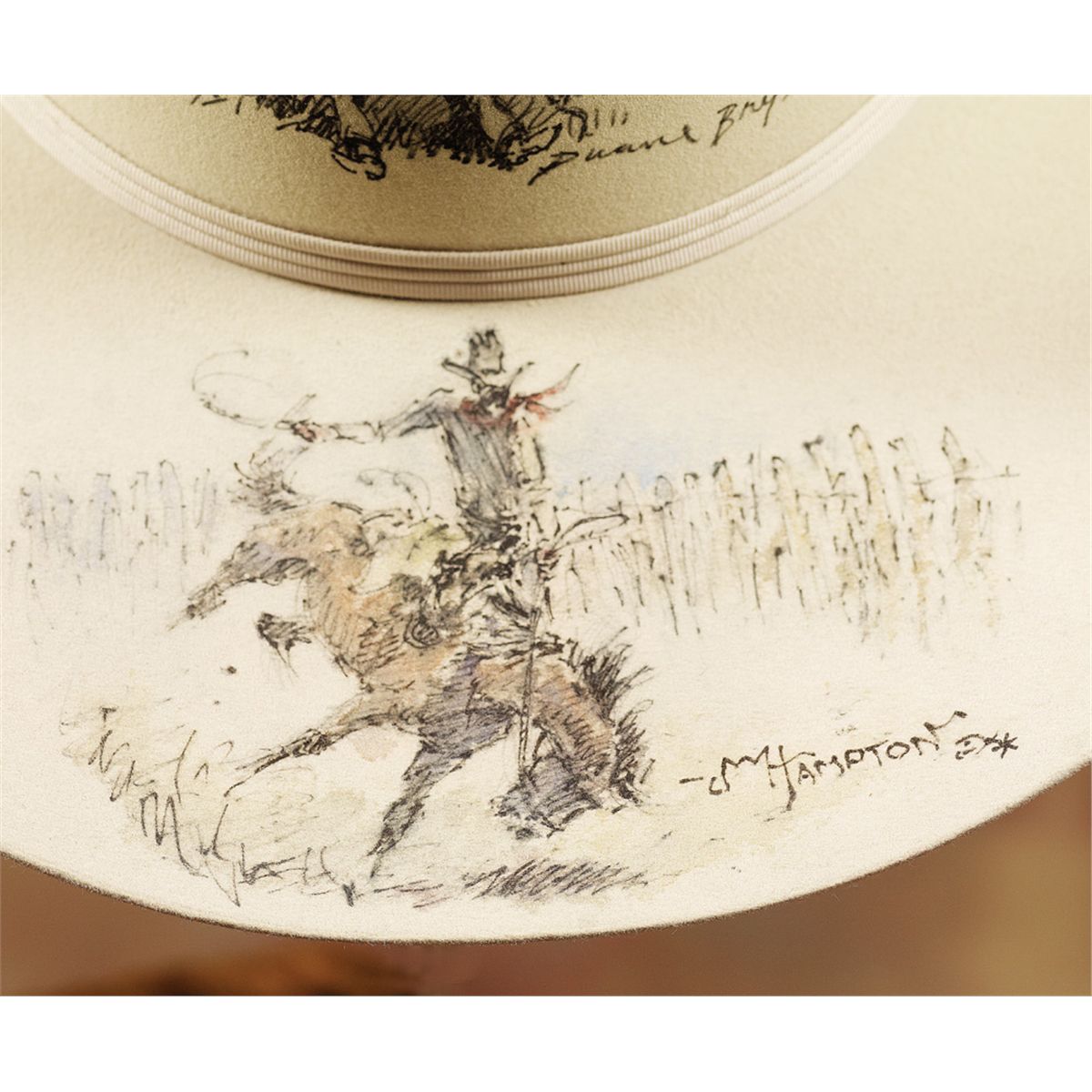 Rex Allen’s Artists Signed Hat