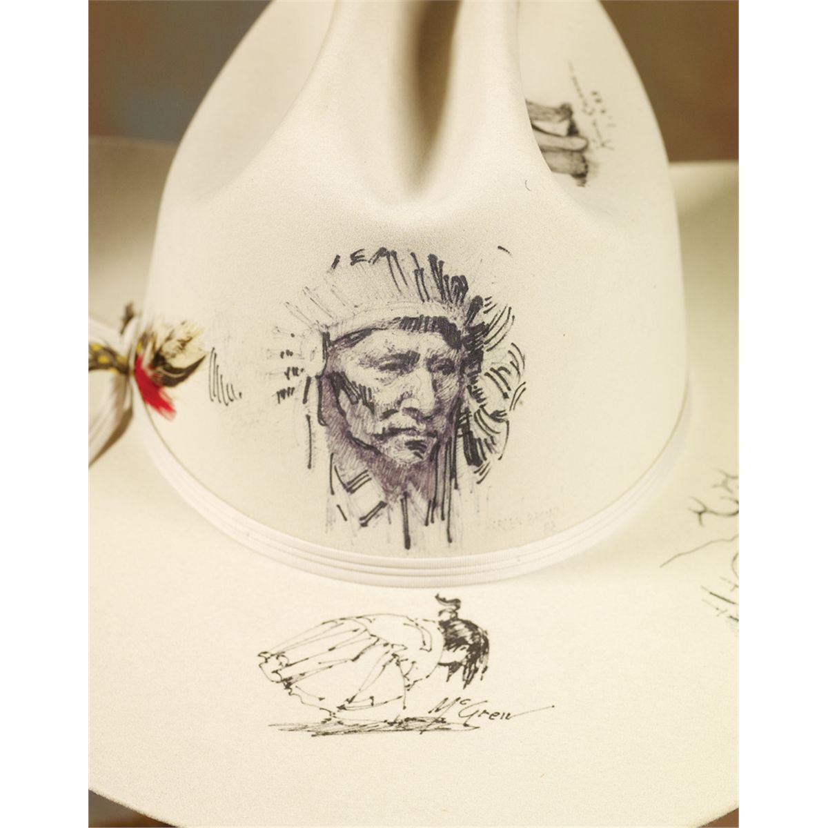 Rex Allen’s Artists Signed Hat
