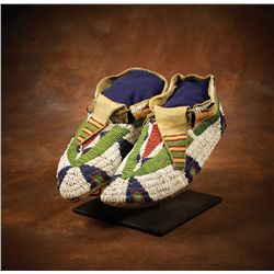 Ute Beaded Moccasins