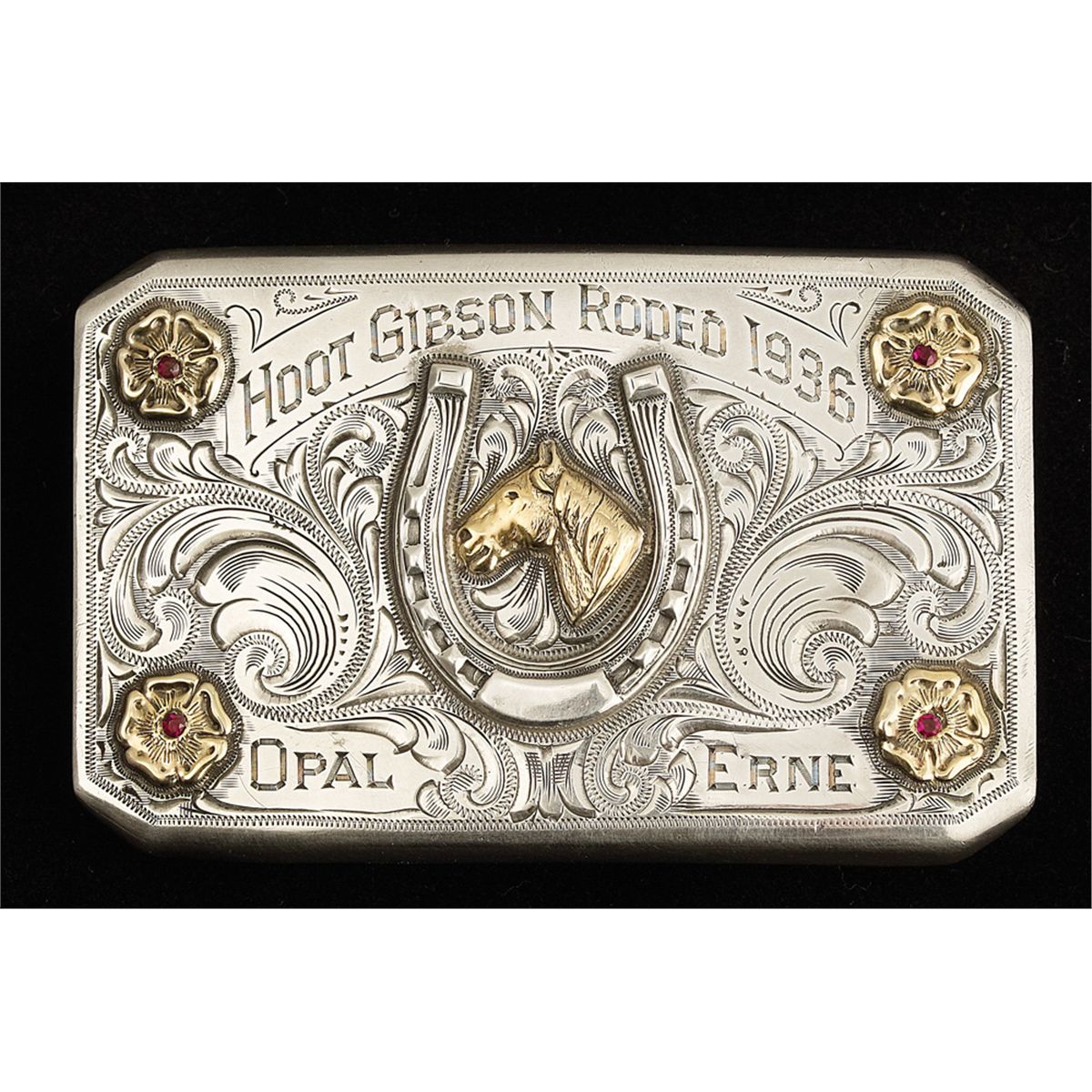 1936 Bohlin Cowgirl Rodeo Buckle