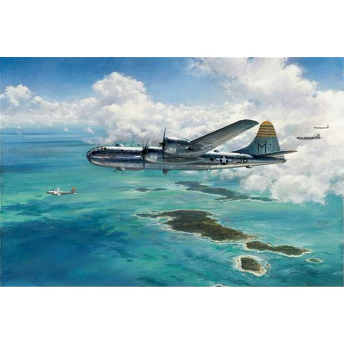 John Young Enduring Eddie Boeing B-29 Aviation Art