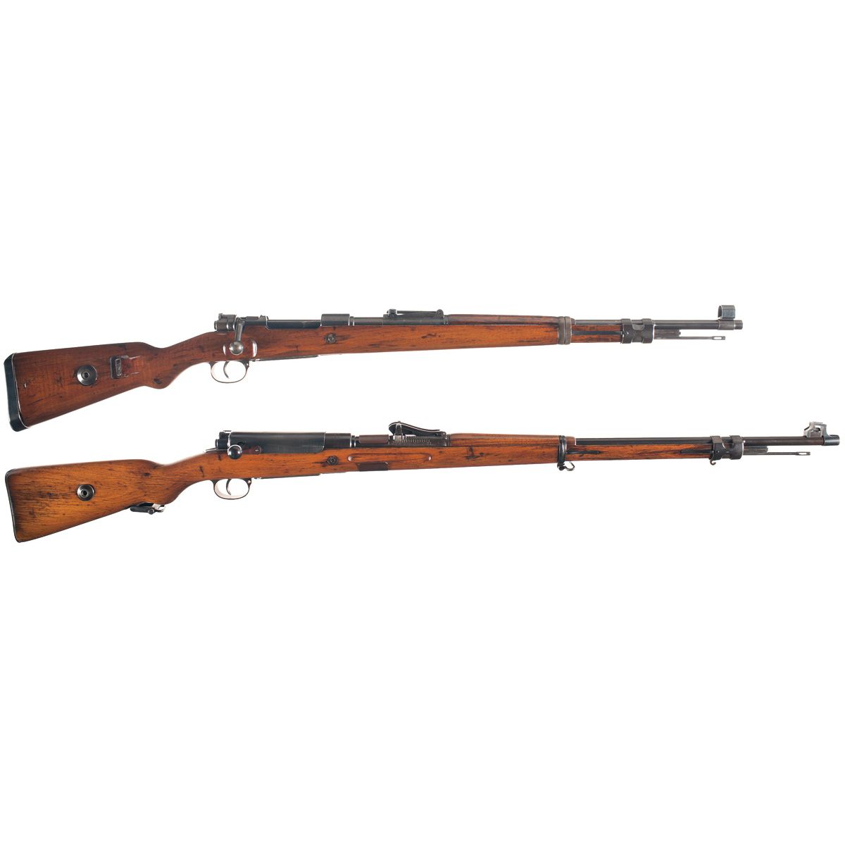 Two German G98 Bolt Action Rifles -A) WWI Kornbusch & Co GEW 98 Bolt ...