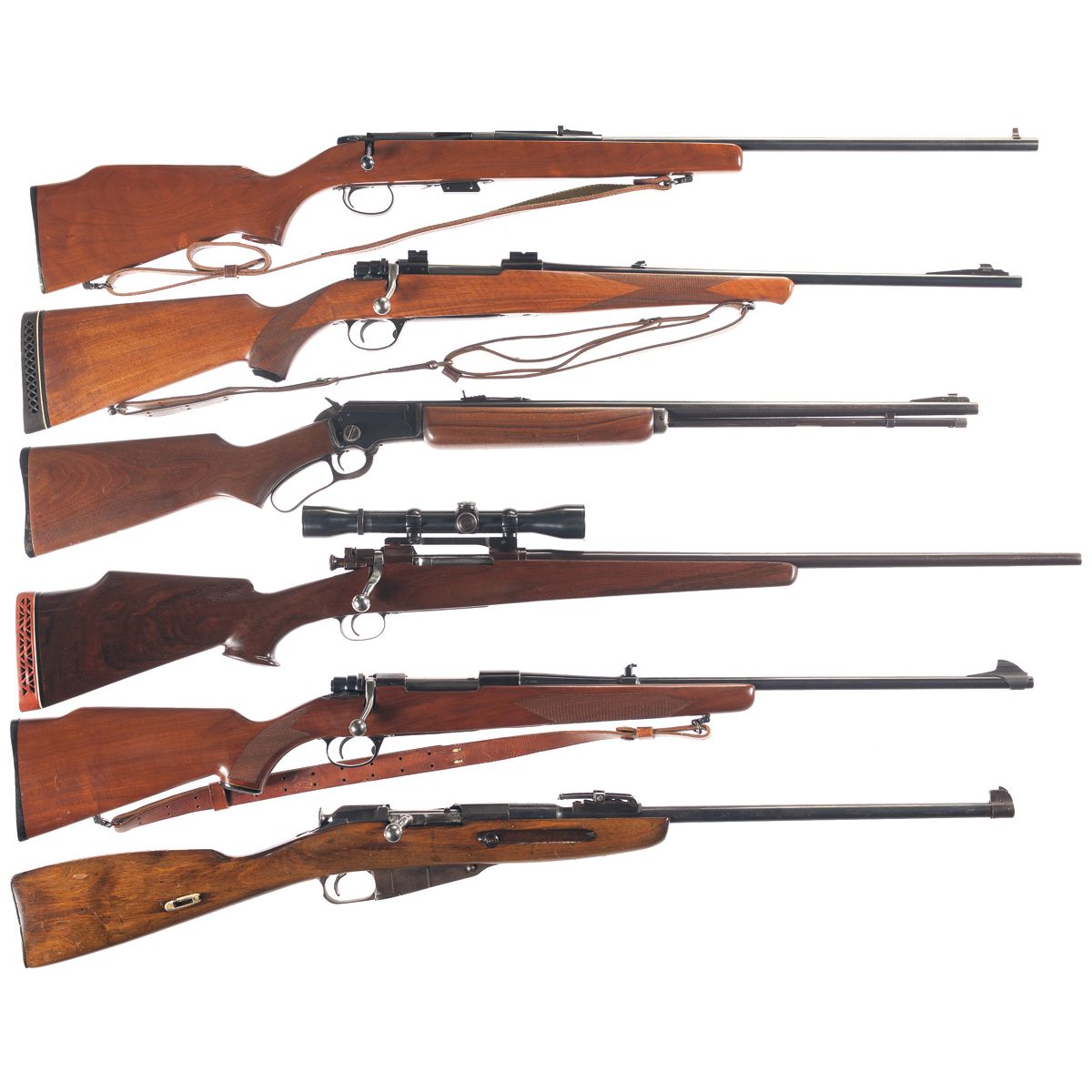 Six Rifles -A) Remington Model 591M Bolt Action Rifle