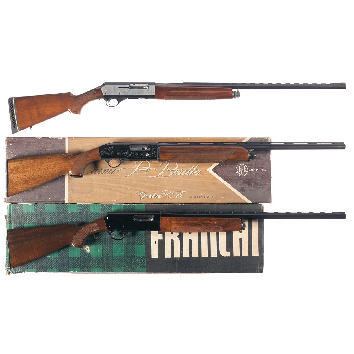Three Semi-Automatic Shotguns -A) Franchi Hunter Model AL48 Semi ...