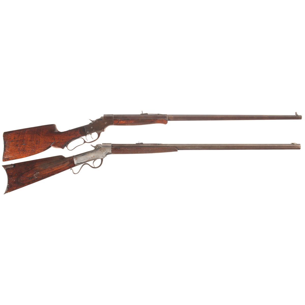 Two Single Shot Rifles -A) Stevens Model 47 Single Shot Rifle